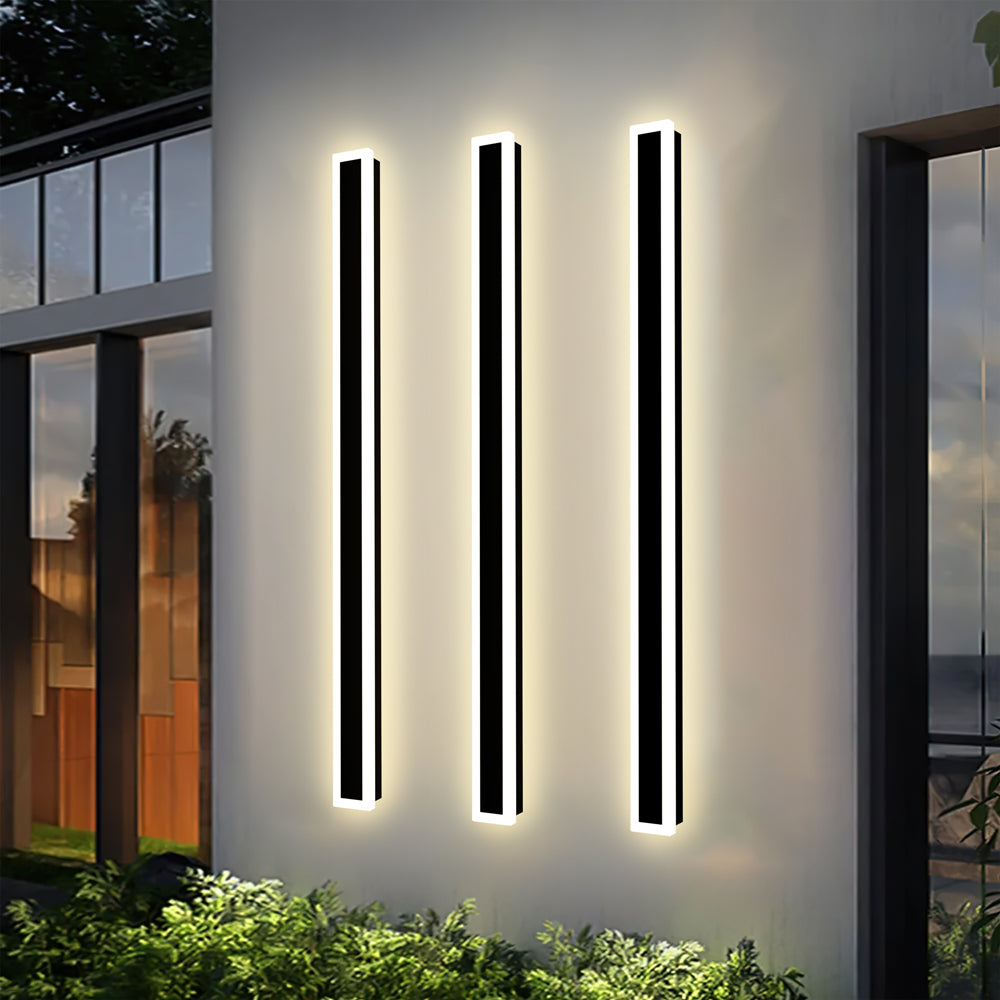 Outdoor sconce lighting |Vertical LED wall sconces | at EASE – At Ease ...