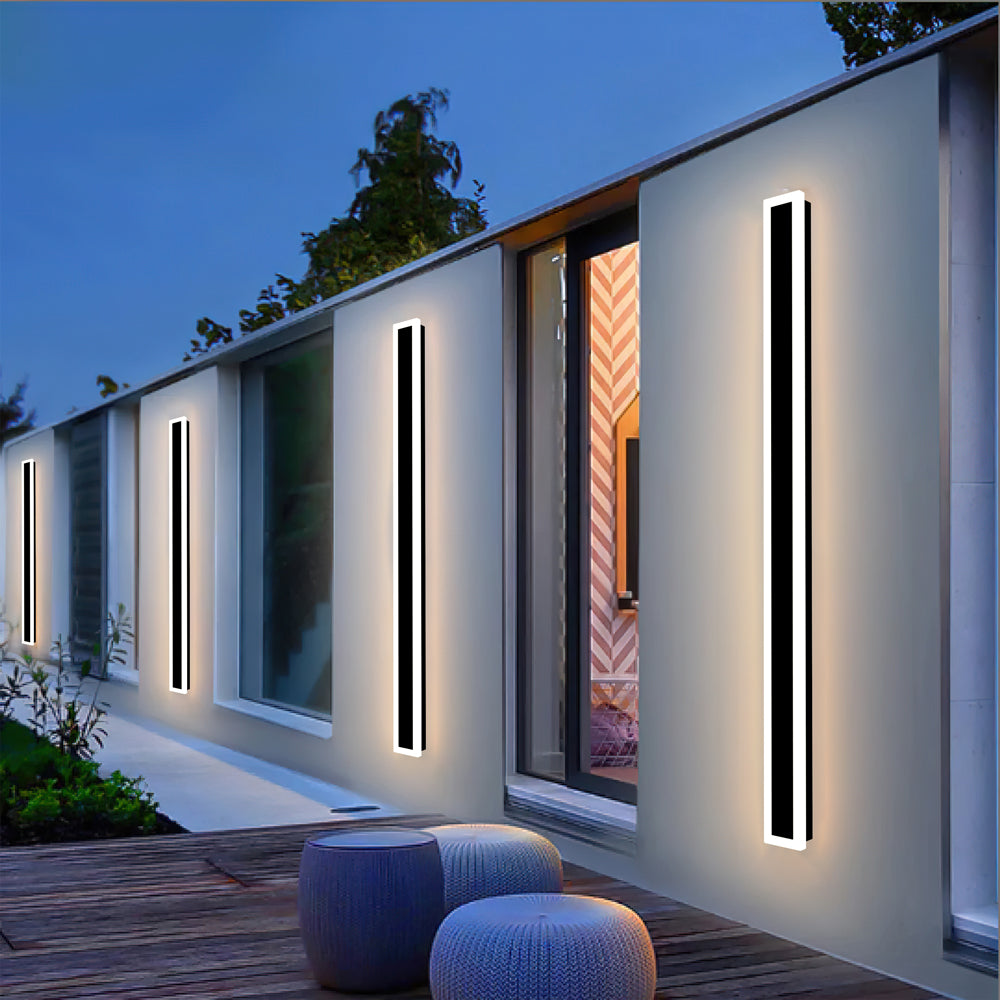 Outdoor sconce lighting |Vertical LED wall sconces | at EASE – At Ease ...