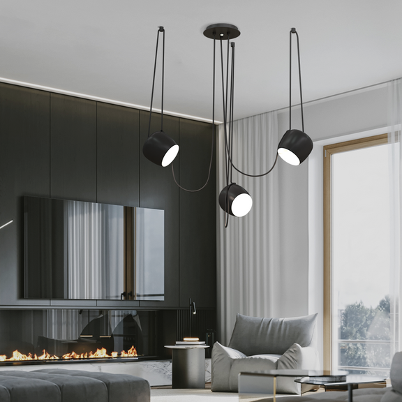 Aim Multi Light Dimmable Pendant Lamp Living Room – At Ease Home Life