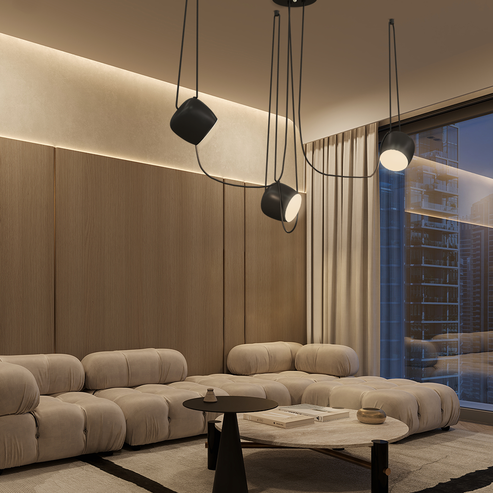 Aim Multi Light Dimmable Pendant Lamp Living Room – At Ease Home Life