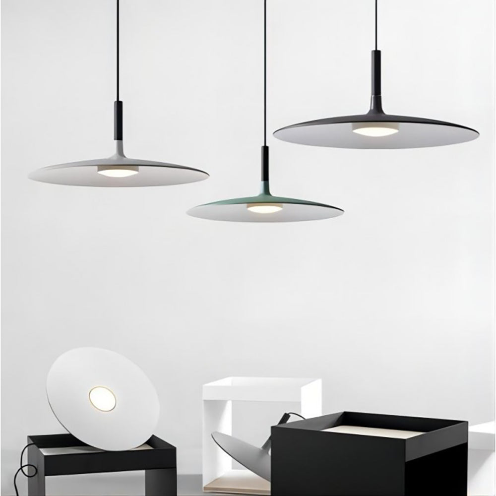 Vink flat pendant light modern nordic hanging lamp for dining table ...