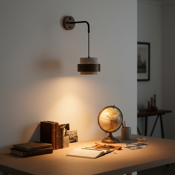 Jasper Wabi-sabi Travertin Zylindrische Wandleuchte | Bei Ruhe – At ...