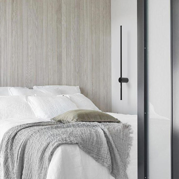 Treacy modern linear wall light minimalist rotatable led wall sconces ...