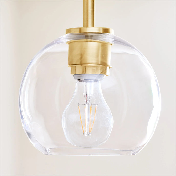 Xenon Sculptural Glass Globe Pendant Light – At Ease Home Life