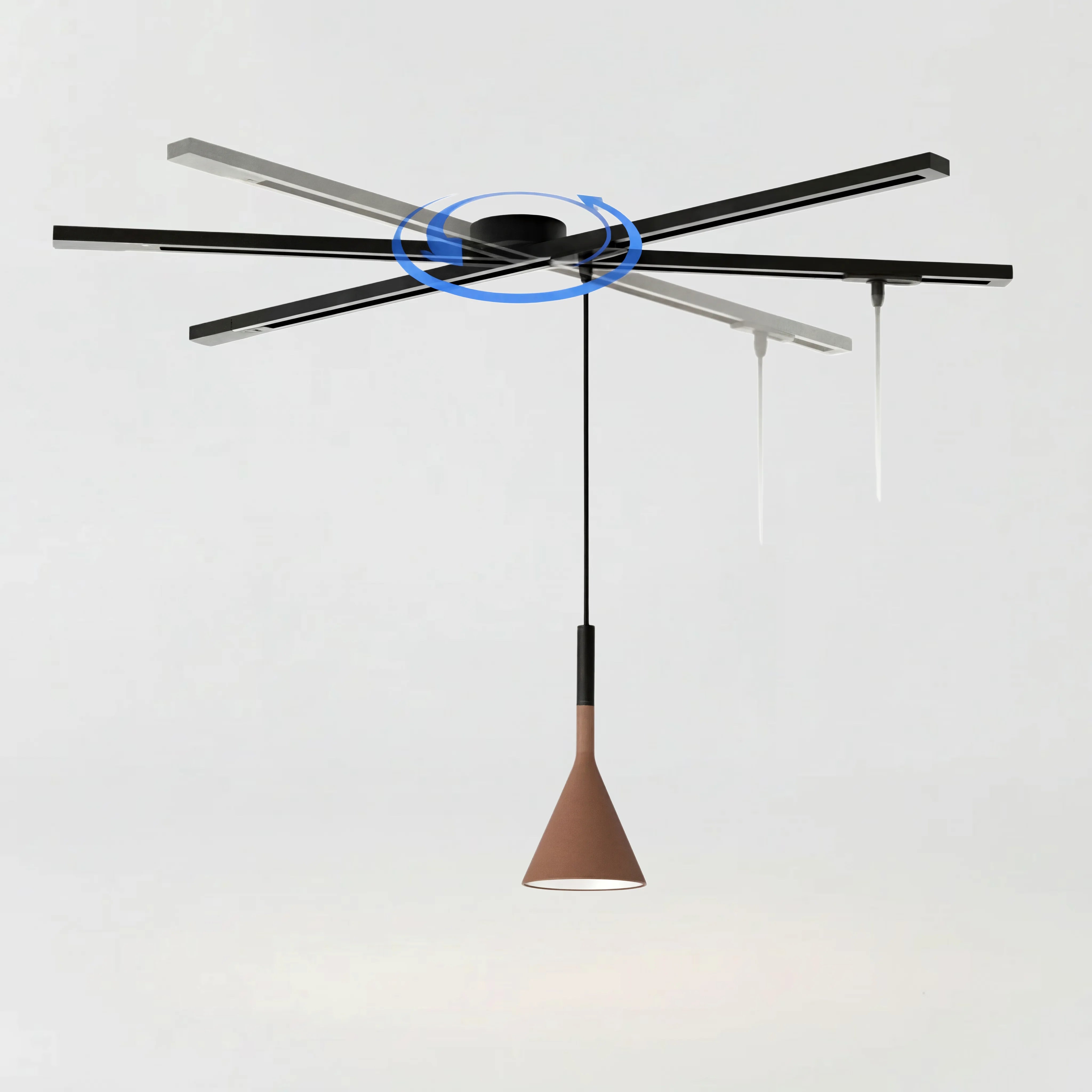 360 Rotation Movable Ceiling Rail for Pendant Light – At Ease Home Life