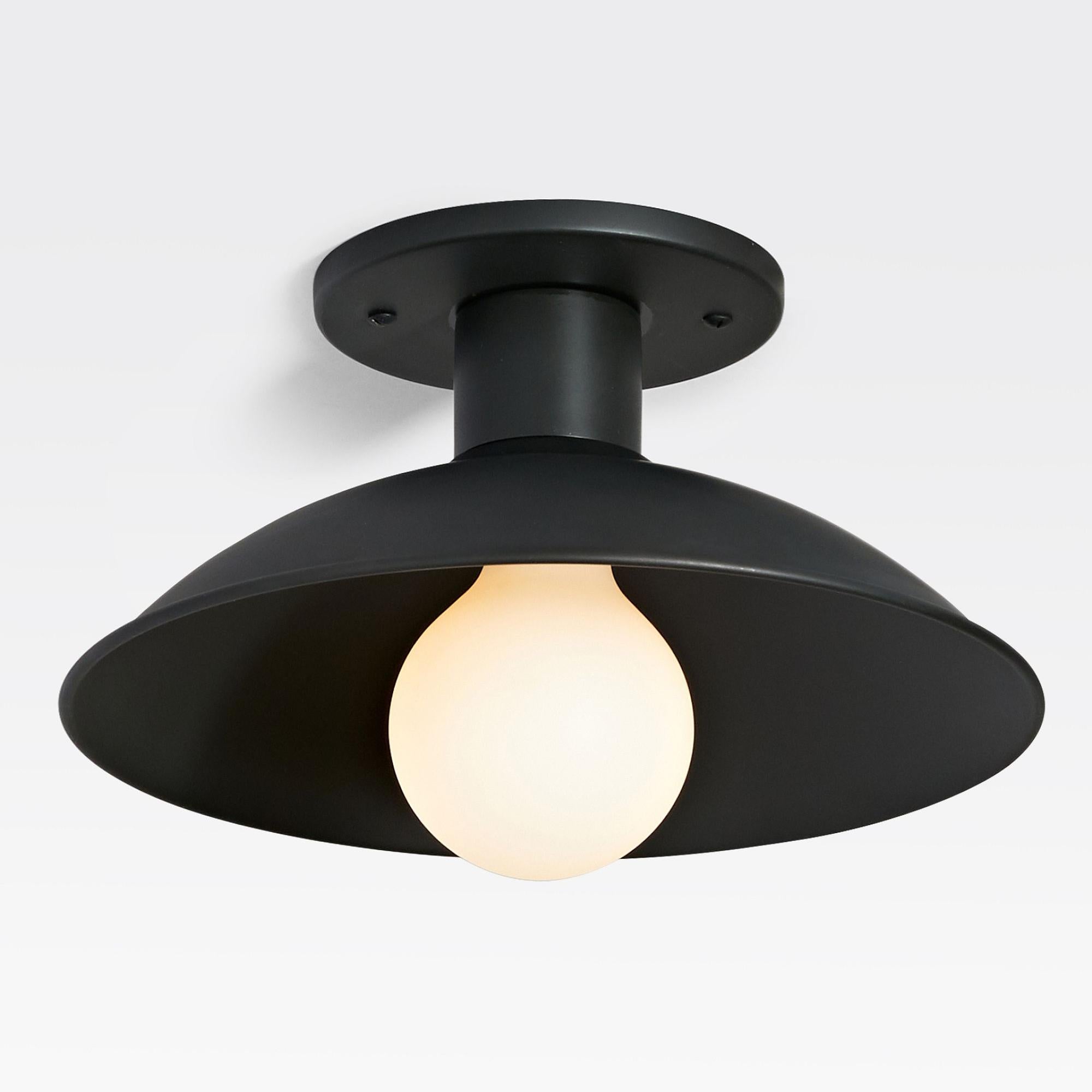 Minimalist Scandinavian Metal Flush Mount Ceiling Light | LuciaLiving ...