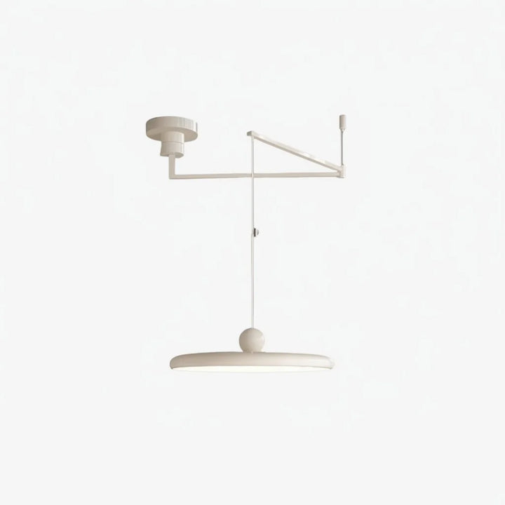 Orion Adjustable Swing Arm Acrylic Disc Pendant Light – At Ease Home Life