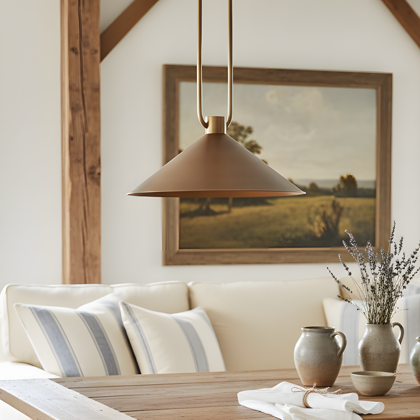 Zane Industrial Metal Cone Pendant Light | LuciaLiving – At Ease Home Life